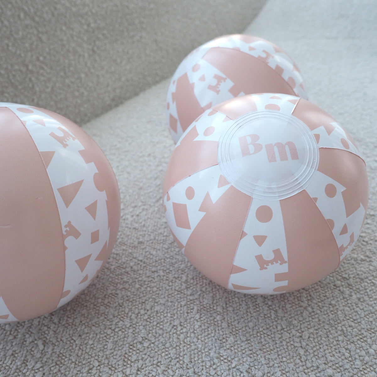 Beige Mini Inflatable Balls – Bounce Millie